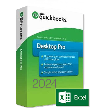 QuickBooks Pro 2024 with MS Excel